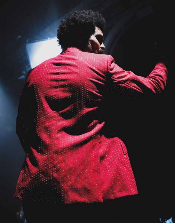 The Weeknd Save Your Tears Red Coat | The Weeknd's Coat