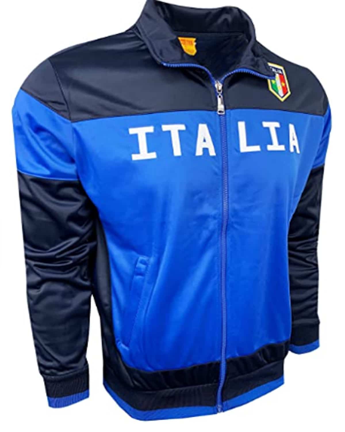 Italy Soccer Jacket | Italy Blue Soccer Zipper Jacket