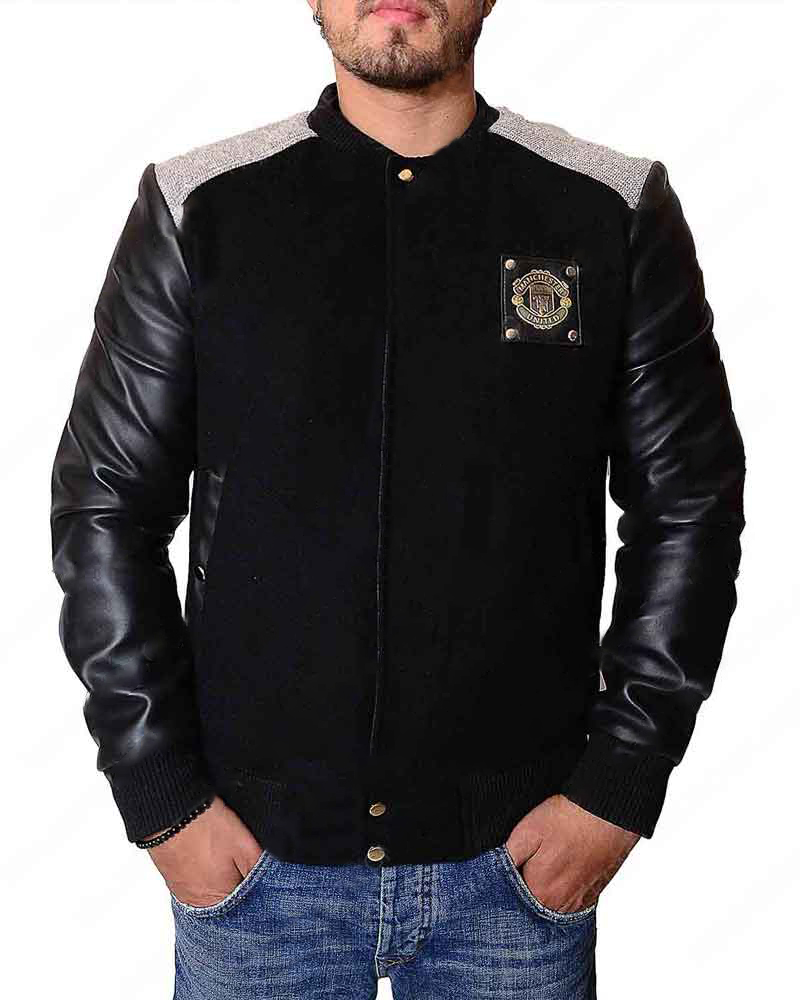 Manchester City Jacket | Manchester City Black Bomber Jacket